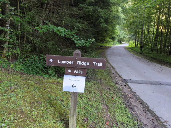 Lumber Ridge Trail Trailhead - Lets Be Blount