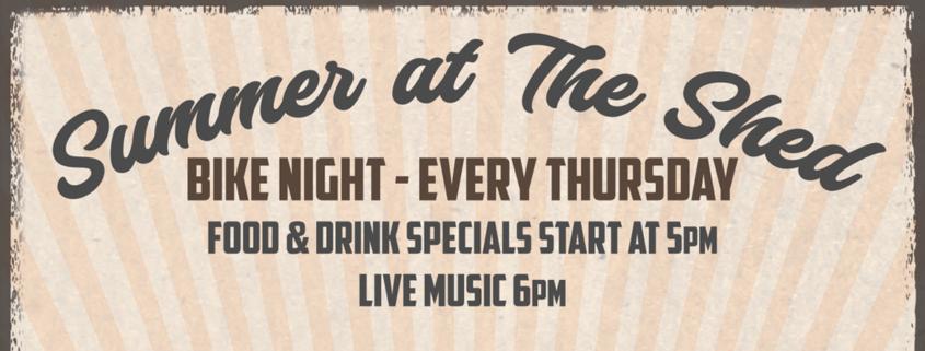 Bike Night @ The Shed - Event in Blount County - Lets Be Blount