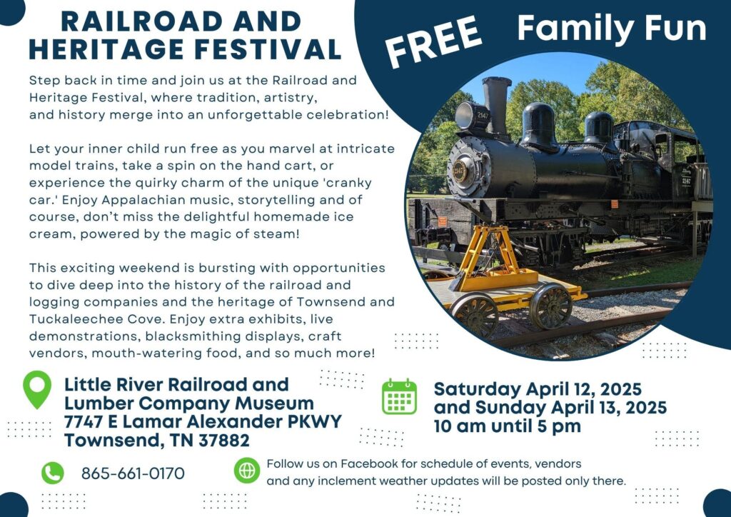 Railroad and Heritage Festival - Event in Blount County - Lets Be Blount