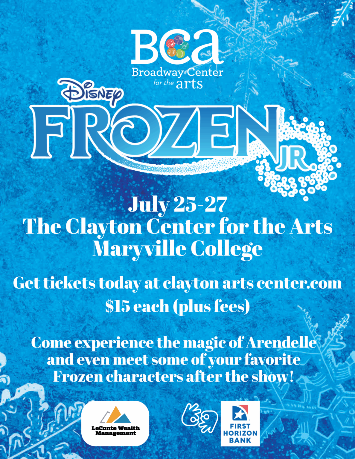Disney's Frozen JR at the Clayton Center for the Arts - Event in Blount ...